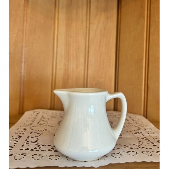 Hall | Dining | Vintage Hall China White Miniature Creamer Pitcher ...